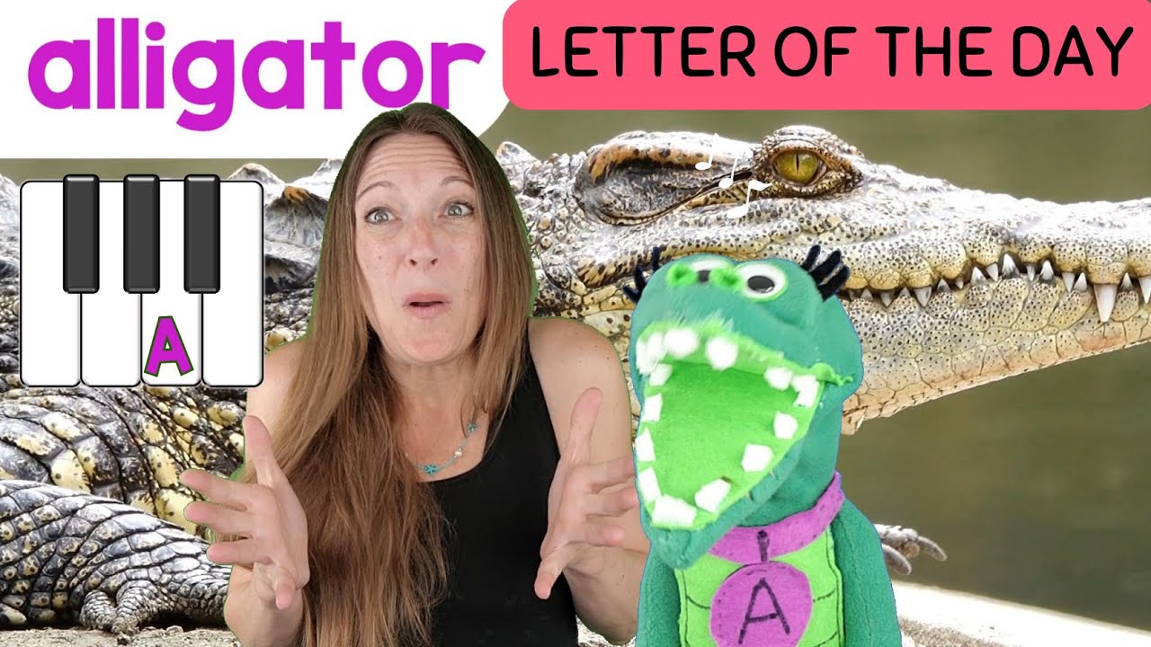 Fun Piano Adventures For Kids: Sing Along and Draw A Letter Of The Day ...