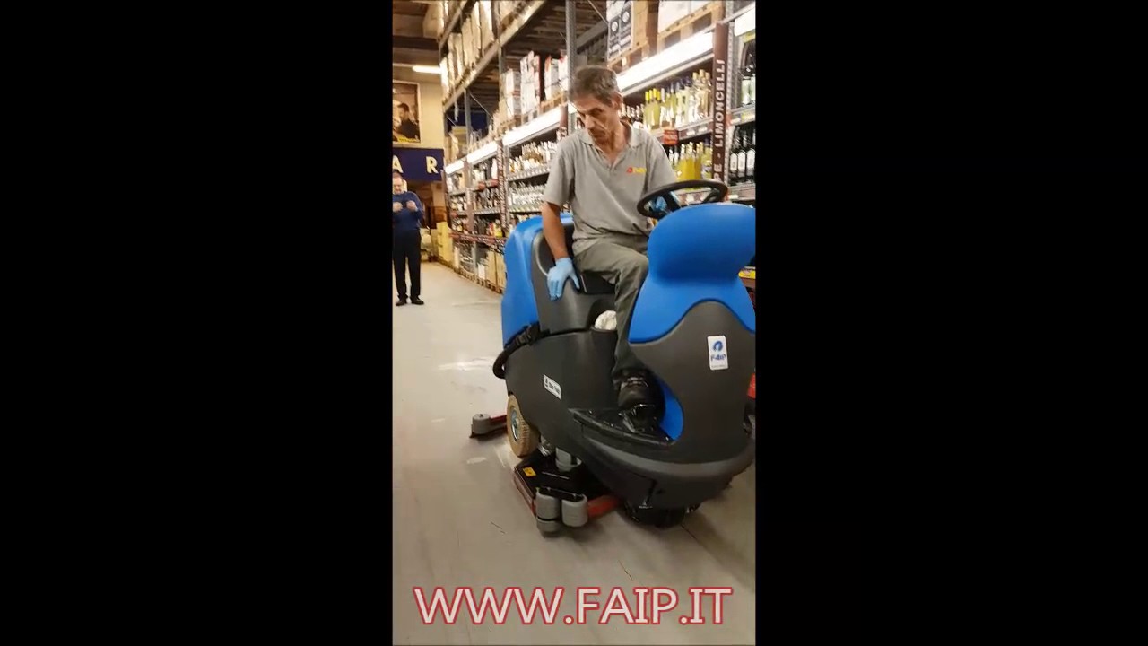 lavasciuga pavimenti STARFAIP - YouTube