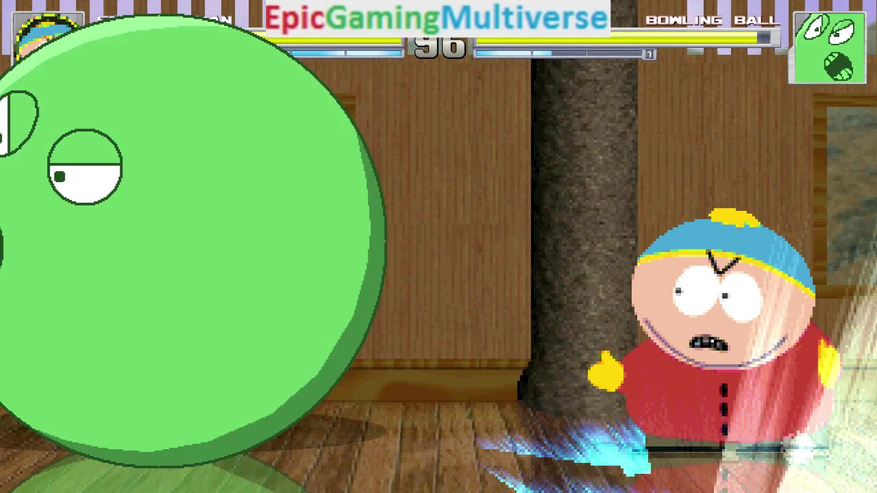 Bowling Ball Boss VS Eric Cartman From The South Park Series In A MUGEN ...