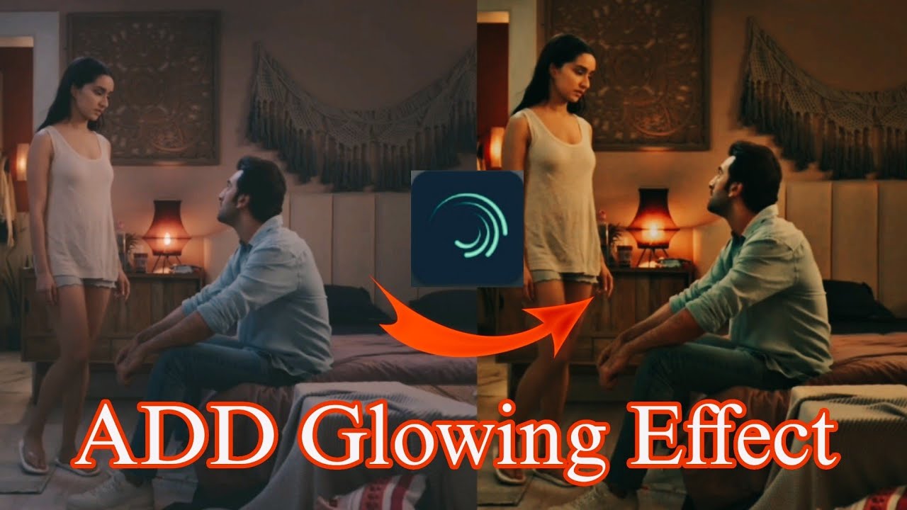 Glow Effect Video Editing Alight Motion💞 | How To Add Glow Scan Editing Tutorial |alight motion ...