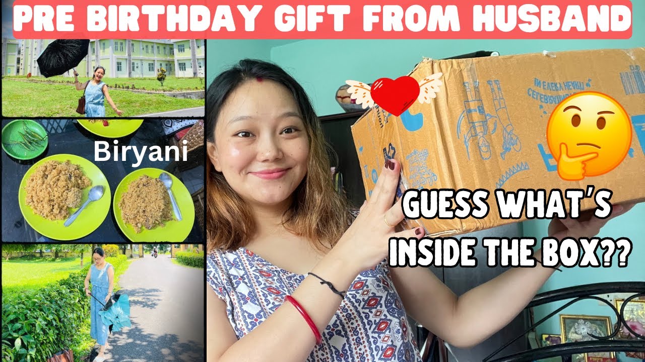 Received pre birthday gift from husband🥰| k hola? | Blessed | Thankful😇 ...