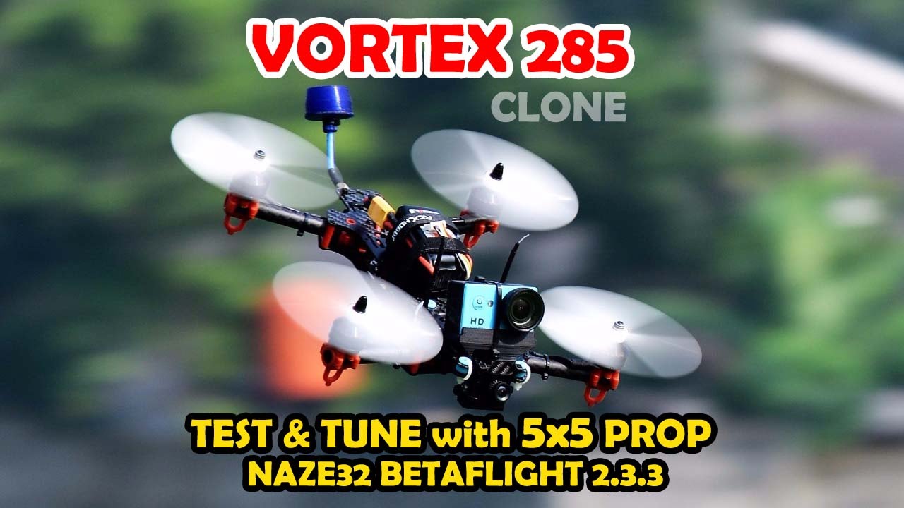 Vortex 285 (Clone) - Test & Tune 5050 Prop - YouTube