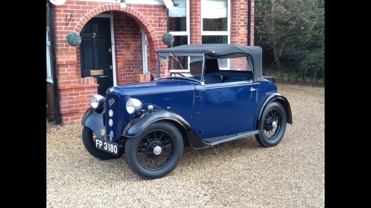 1937 Austin 7 Opal Tourer Walkround - YouTube