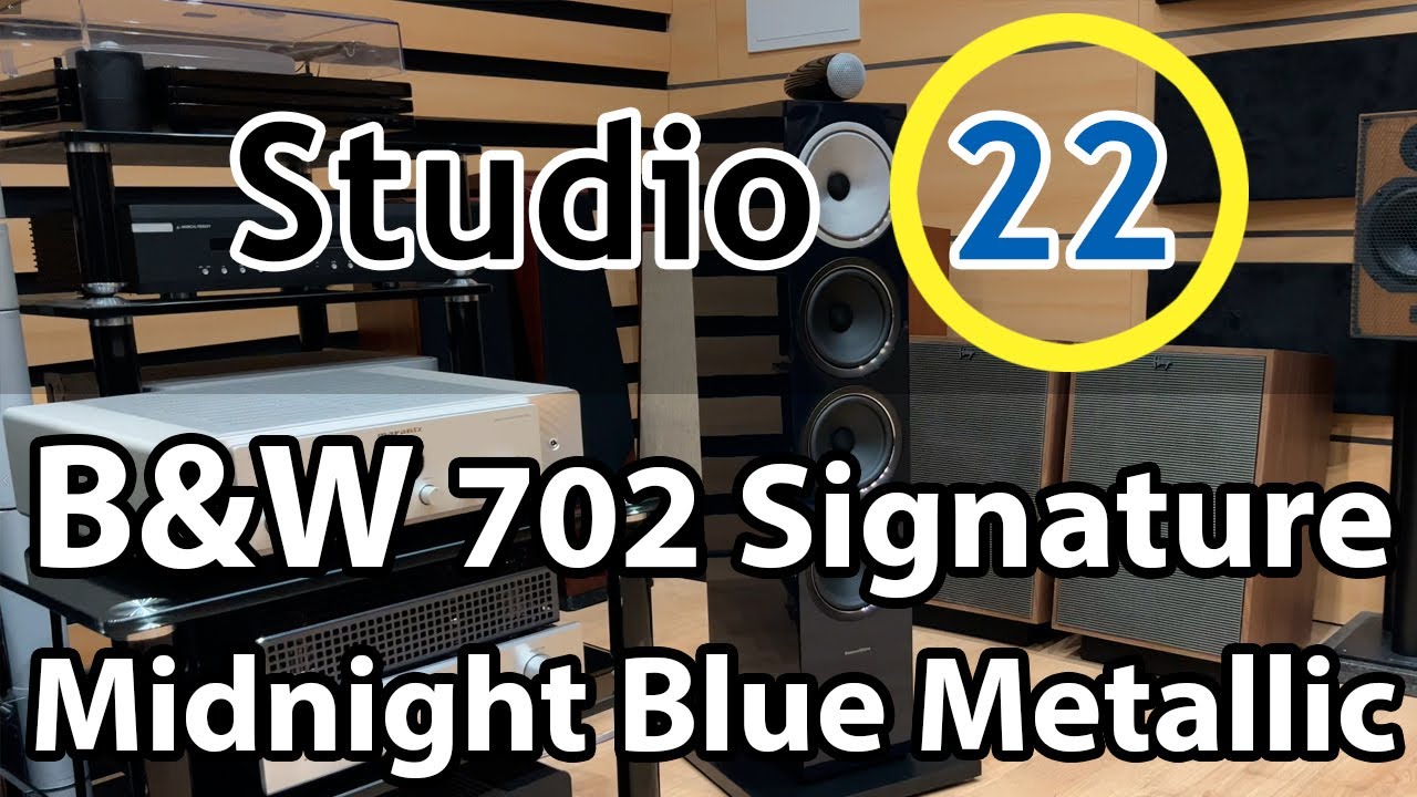 B&W 702 Signature Midnight Blue Metallic - YouTube