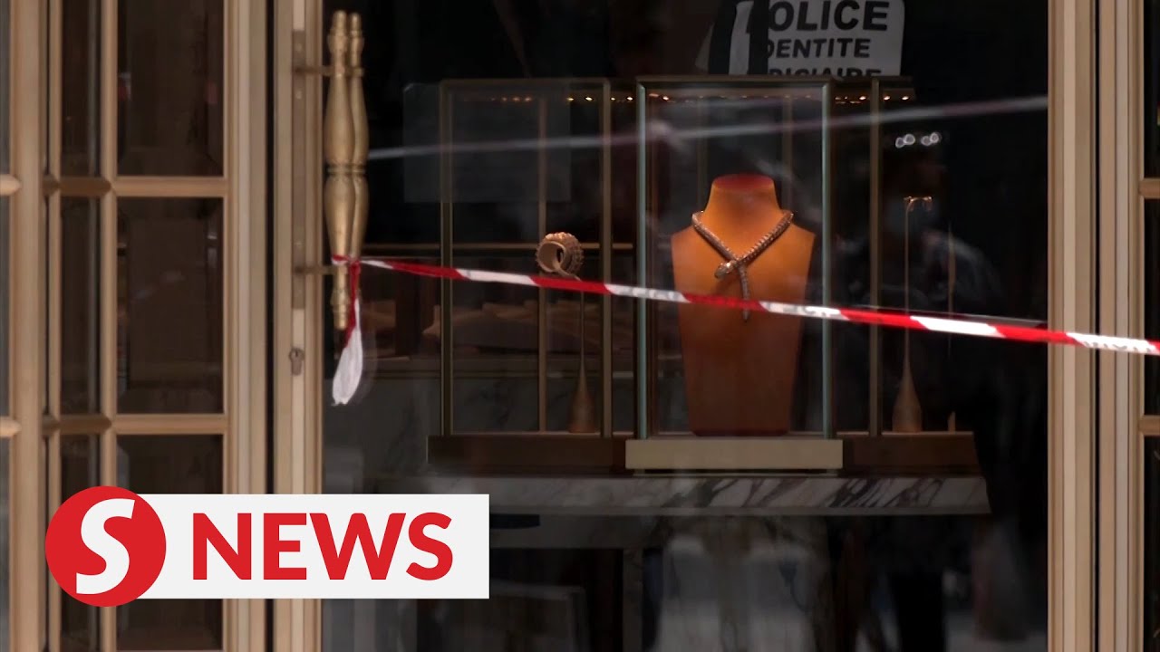 $12 million of jewels robbed from Paris Bulgari - YouTube