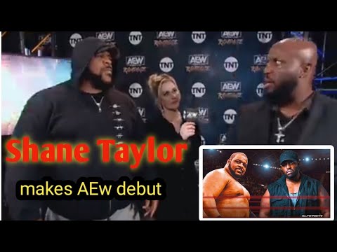 Shane Taylor makes AEW debute during rampage / shane taylor news - YouTube