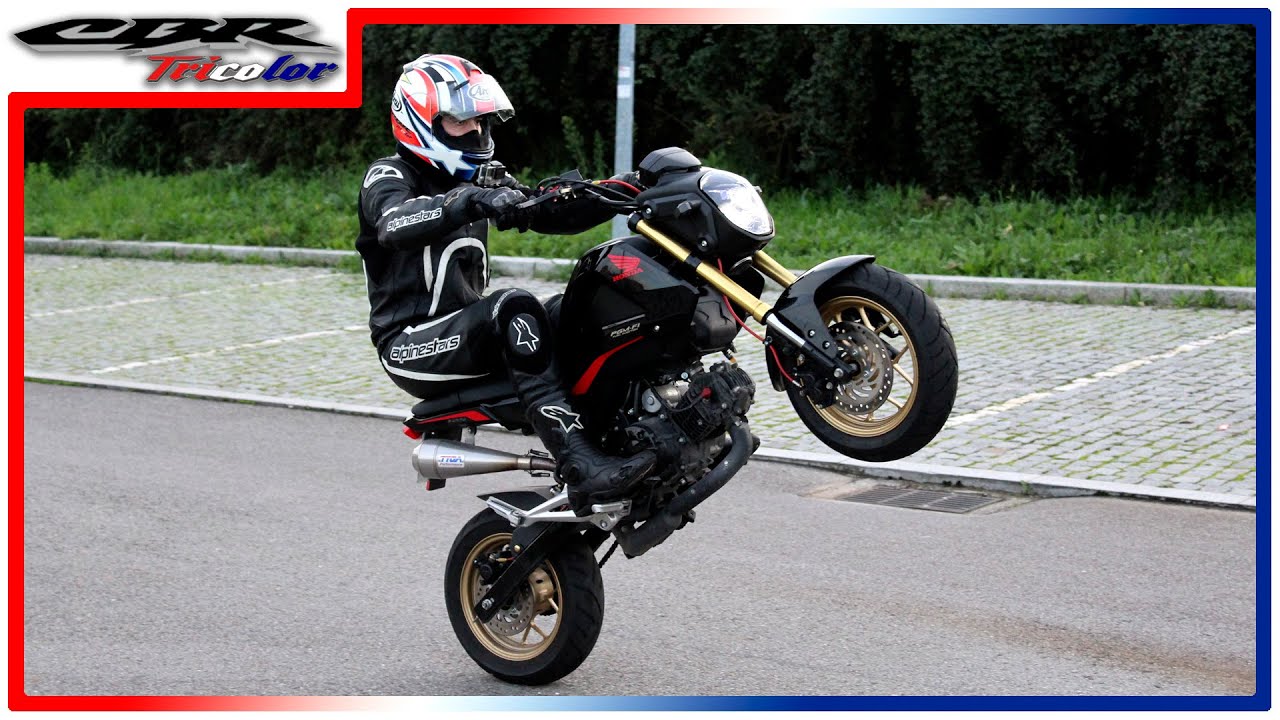 Grom / MSX Wheelie Evolution (Balance Point) - PRACTICE - YouTube