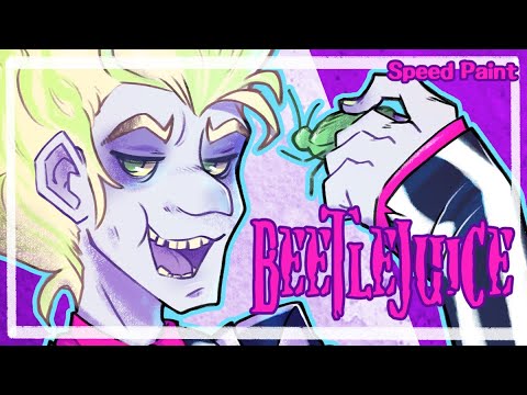 Beetlejuice Beetlejuice Beetlejuice Speed Paint - YouTube