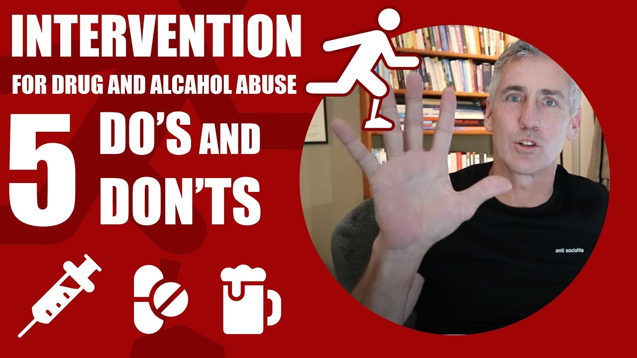 DRUGS INTERVENTION - 5 DO'S and 5 DON'TS - YouTube