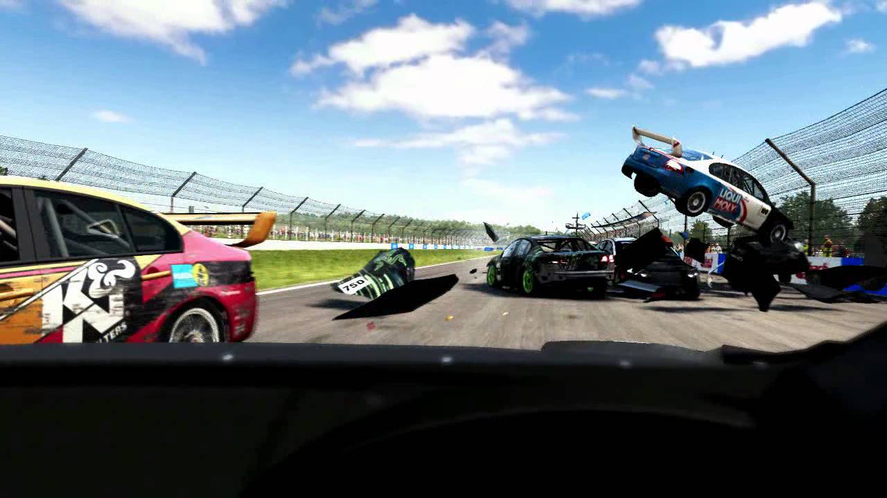 GRID Autosport Crashes 06 - YouTube