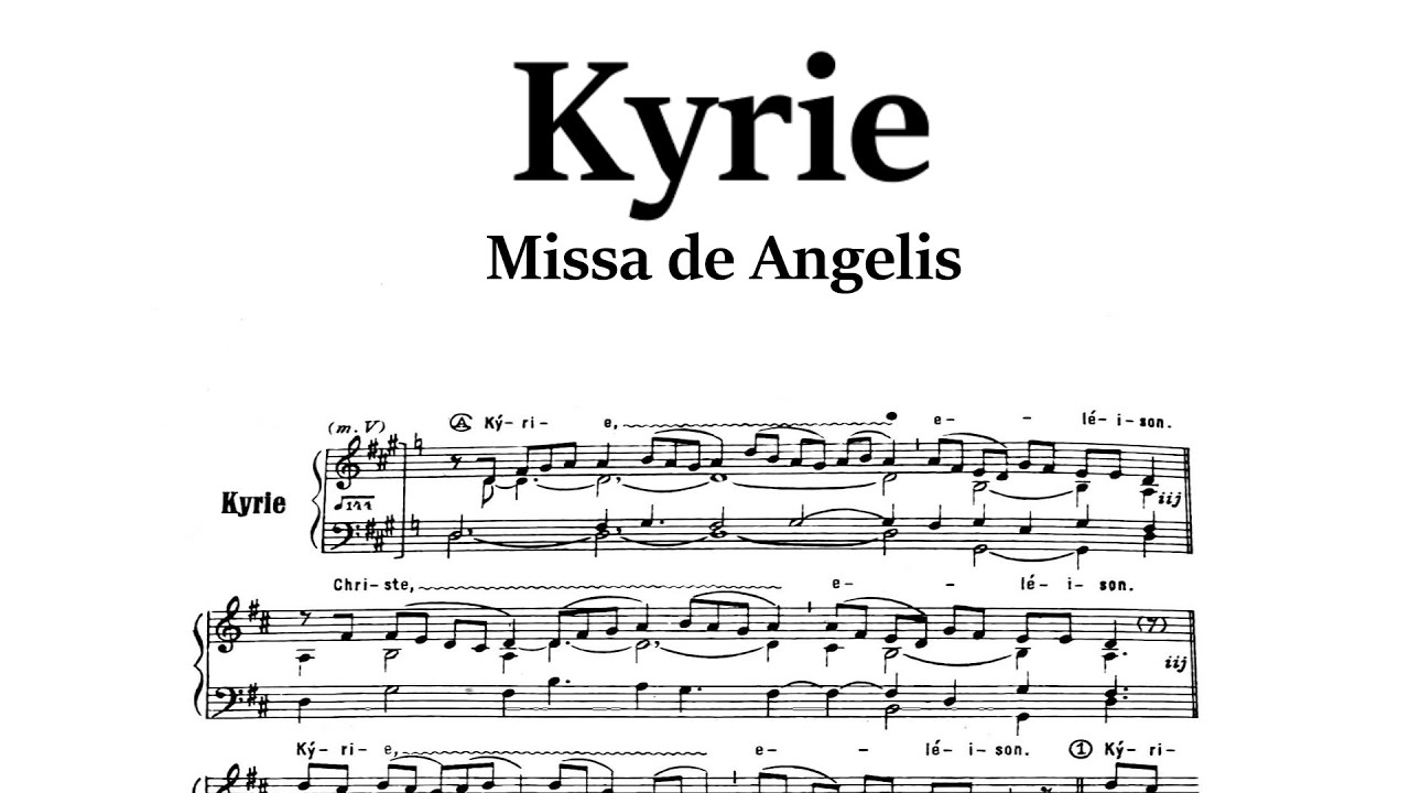 Kyrie - Messa De Angelis - Organo solo - YouTube