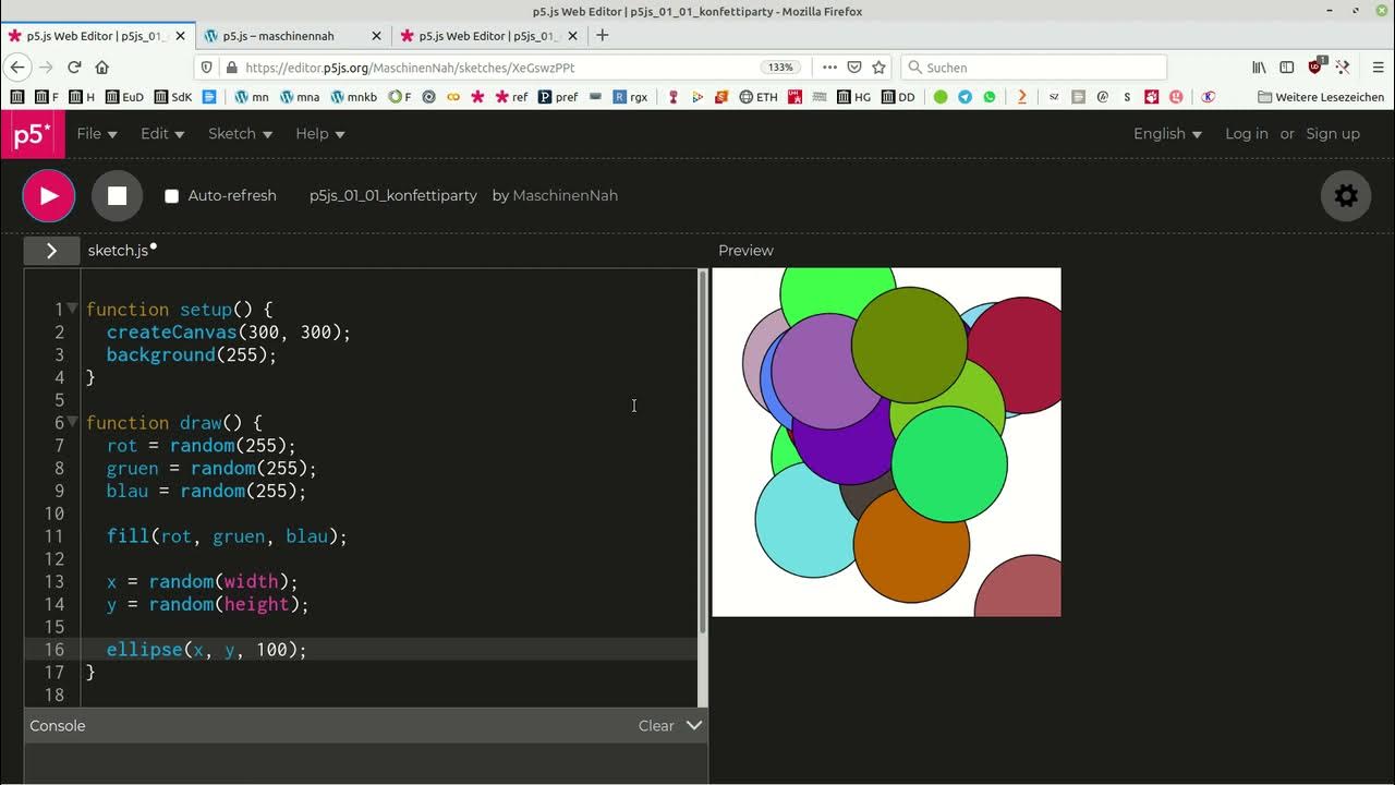 Programmieren lernen mit p5js | Lektion 0 | Editor Grundlagen - YouTube