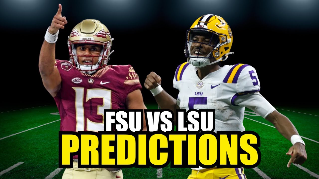 SHOCKING FSU Fooball vs LSU Predictions Have Tigers MAD - YouTube