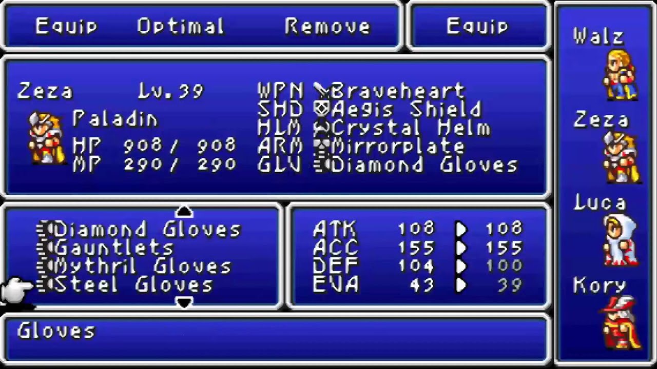 Let's Play Final Fantasy 1: Mod of Balance Ep 29a: Whisperwind Cove ...