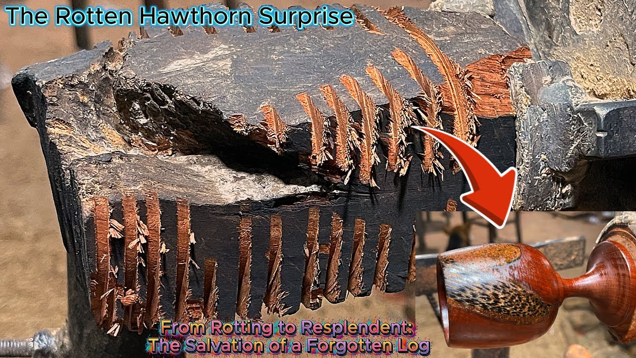 From Rotting to Resplendent The Salvation of a Forgotten Log - YouTube