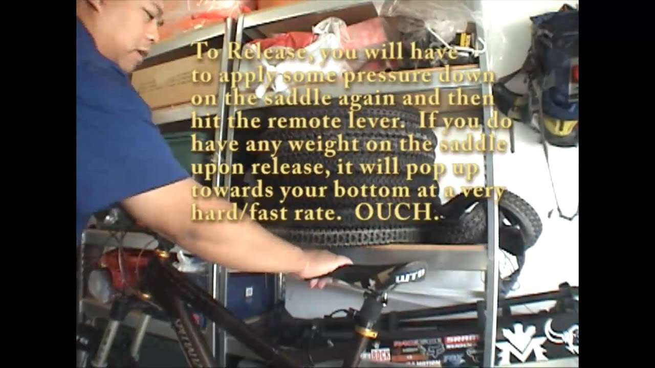 Gravity Dropper Turbo Seatpost - YouTube