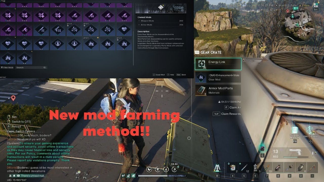 Once Human - how to get universal mods - YouTube