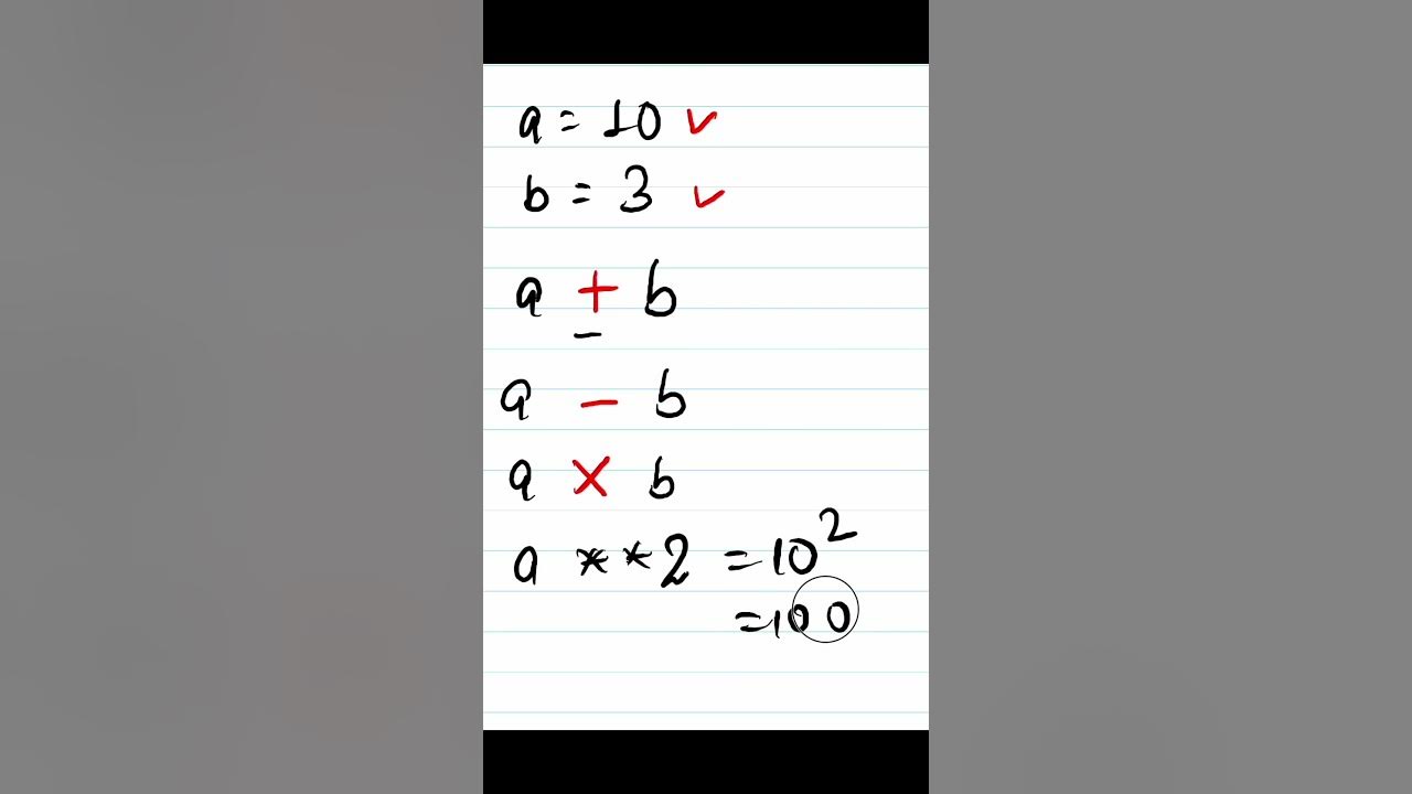 Python 023 Arithmetic Operations In Python Python Pythonprogramming Pythontutorial Youtube 