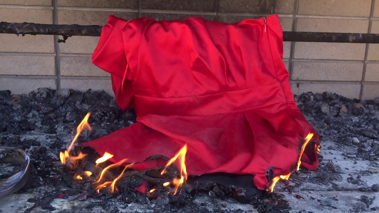 12 -burning red dress 1 - YouTube