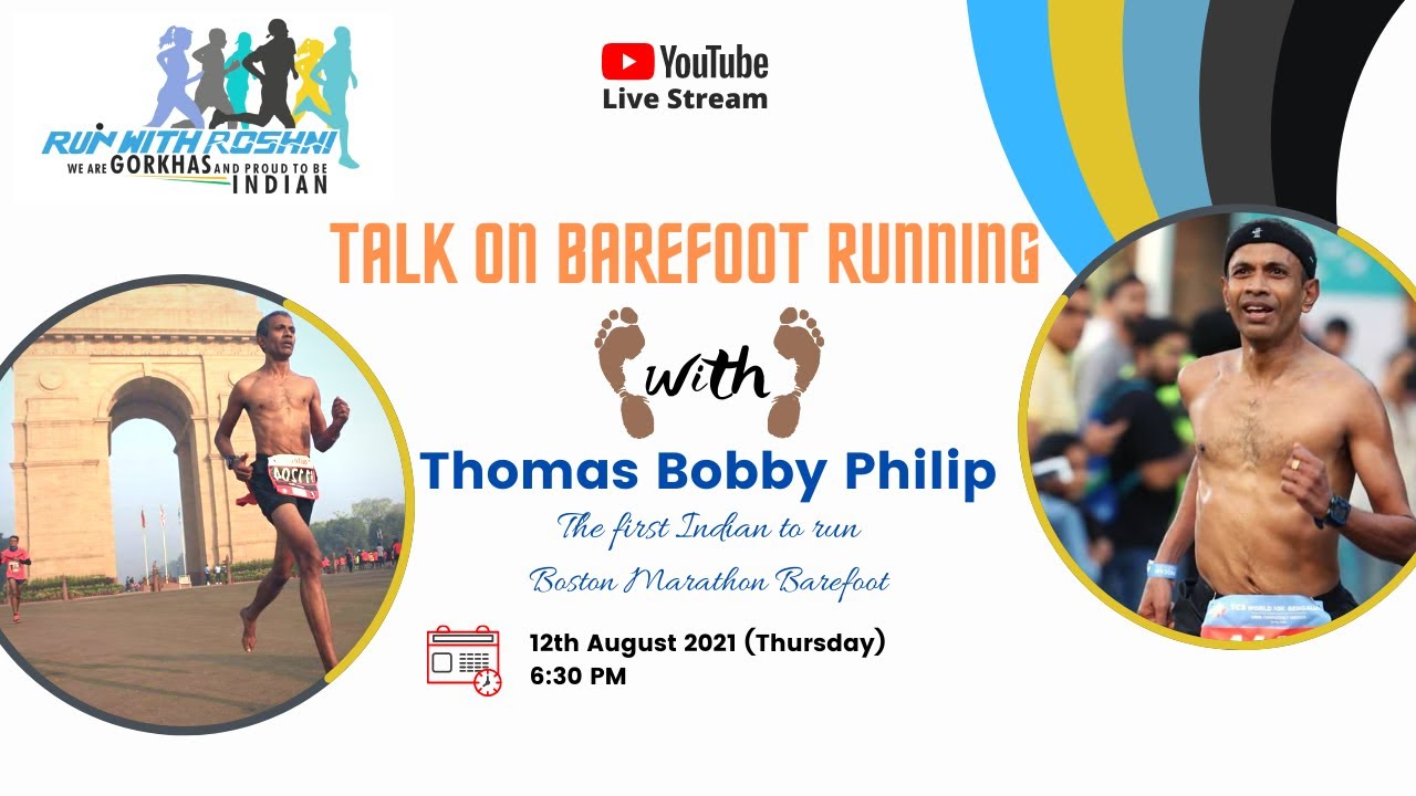 Talk on Barefoot Running - Thomas Bobby Philip - YouTube