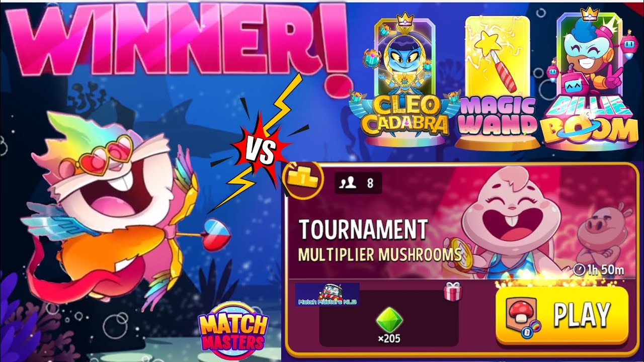 Match Masters Tournament Multiplayer Mushrooms + Rainbow 8 Players ...