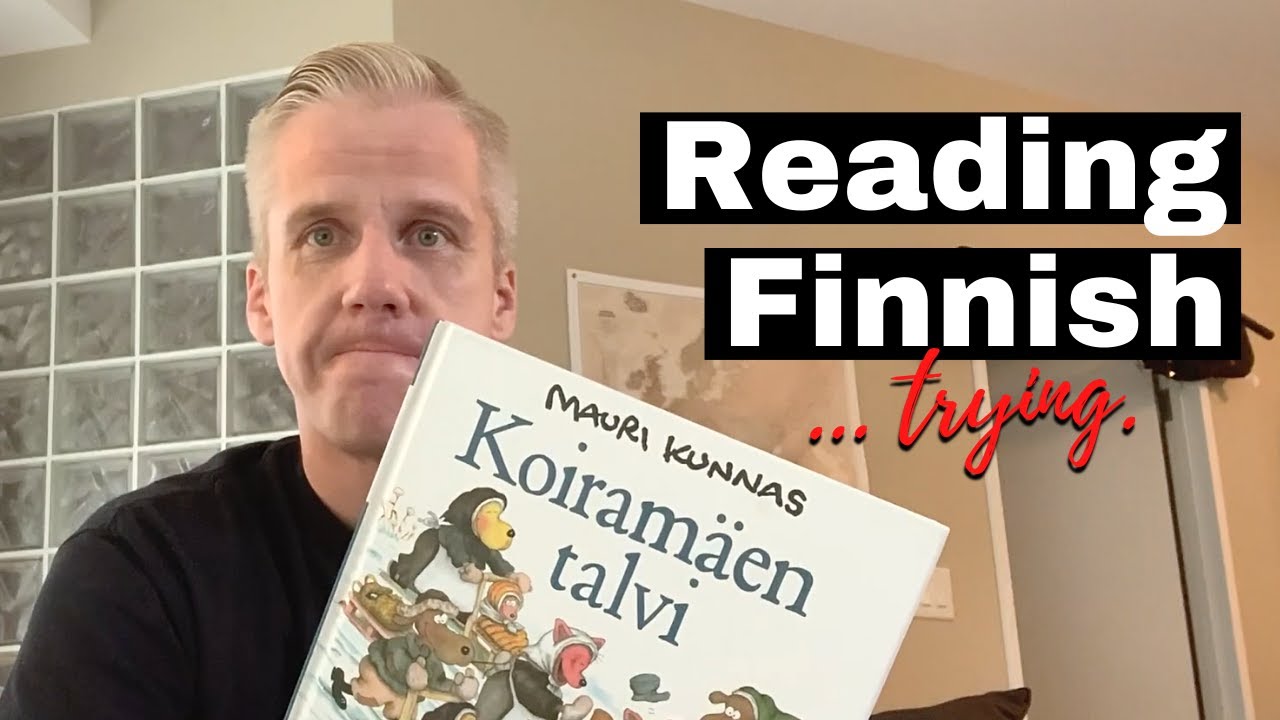 Trying to read Finnish - YouTube