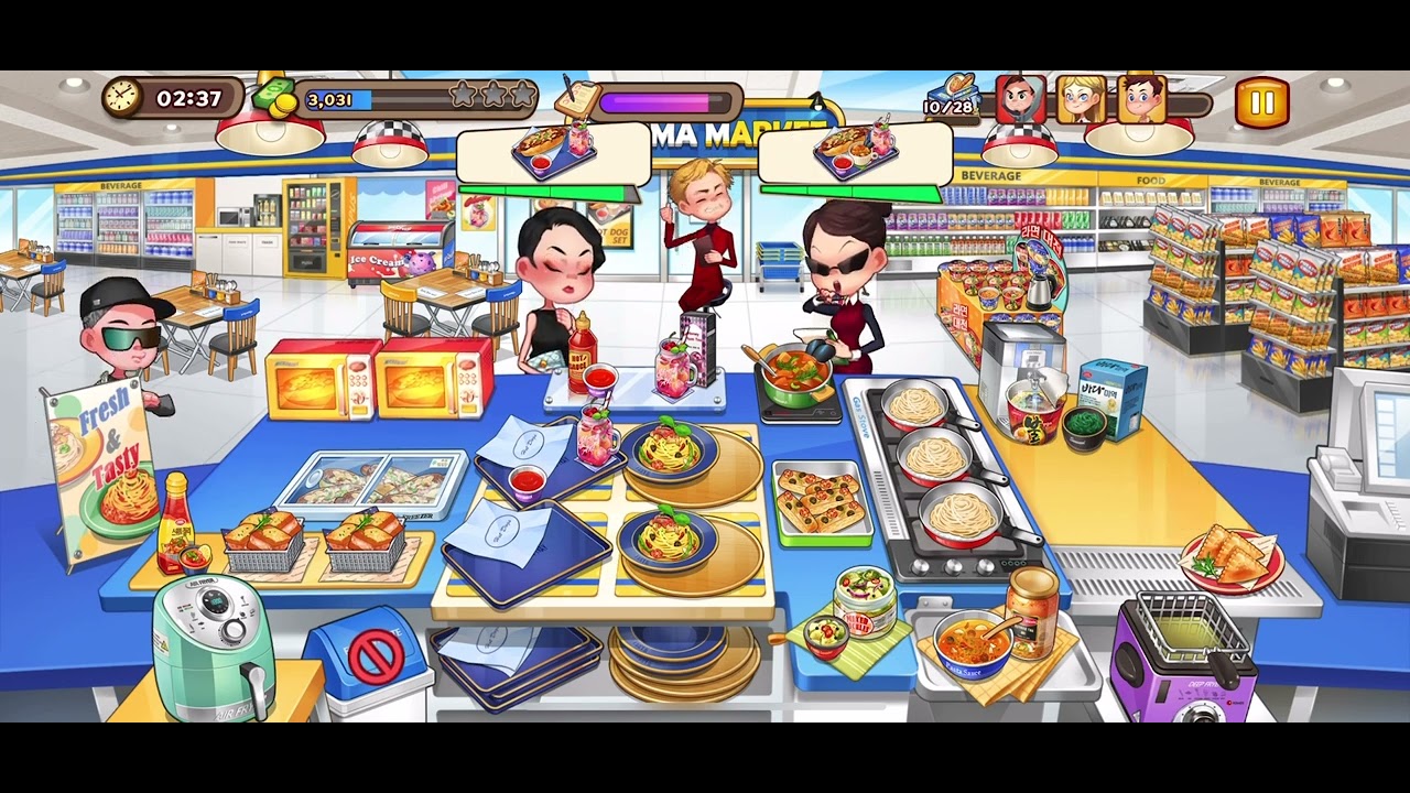 Cooking Adventure - Norma Market Master Level 1 - Full Upgrade - YouTube