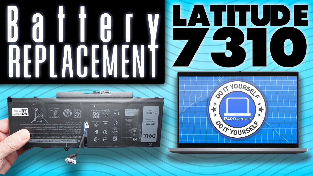 How To Replace Your Battery | Dell Latitude 7310 - YouTube