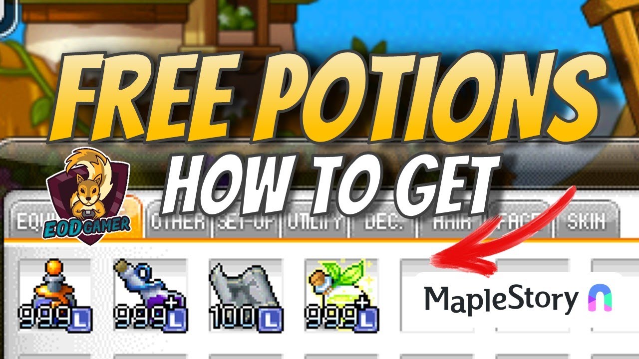 How To Get More Free Potions in Maplestory Universe | MSU All Cure ...