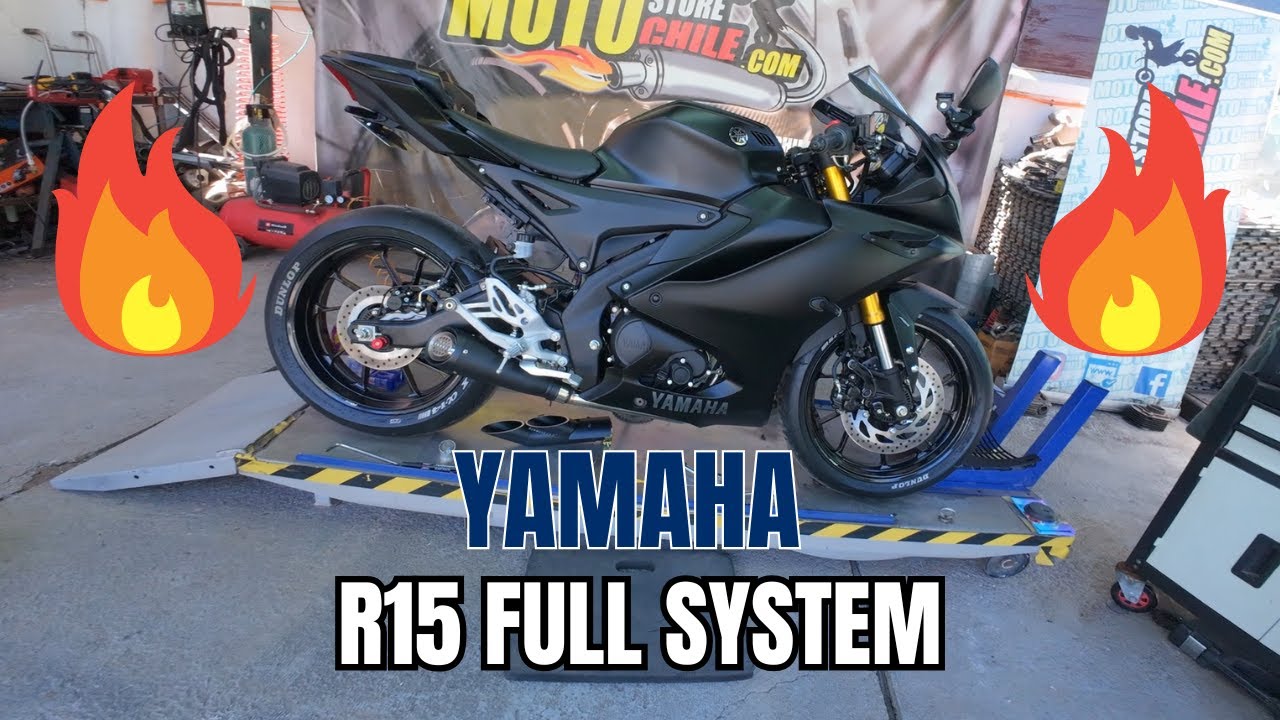 El rugido de la R15: Así suena con un escape full system🔥 - YouTube