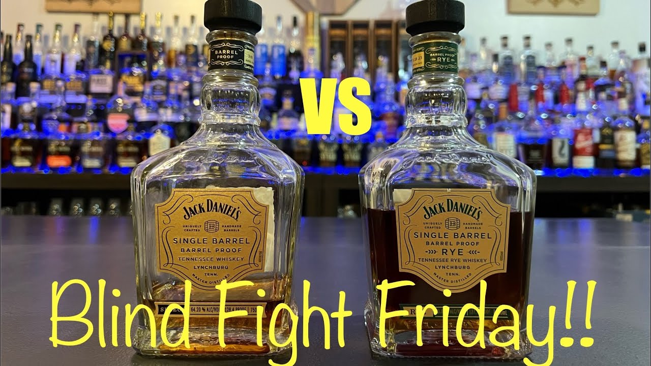 Jack Daniels SBBP Whiskey vs Jack Daniels SBBP Rye / Blind Fight Friday ...
