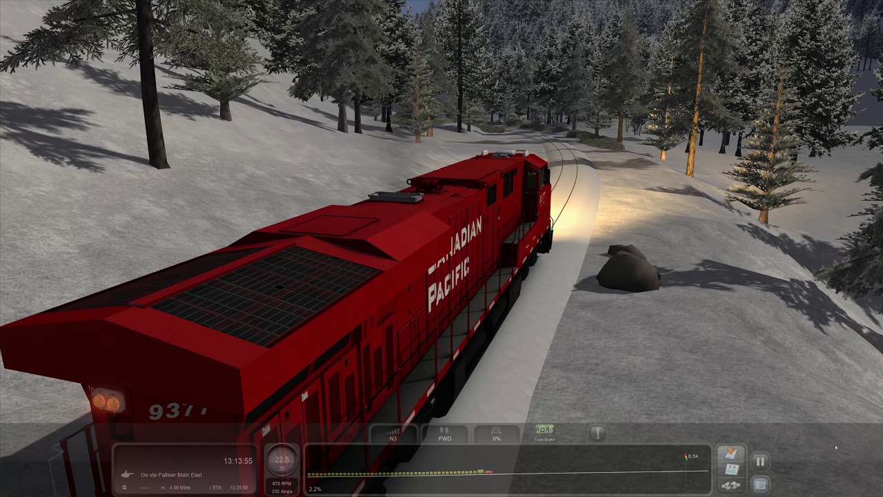Train Simulator 2020 - [GE ES44AC] - N.S343 Canadian Mountains ...