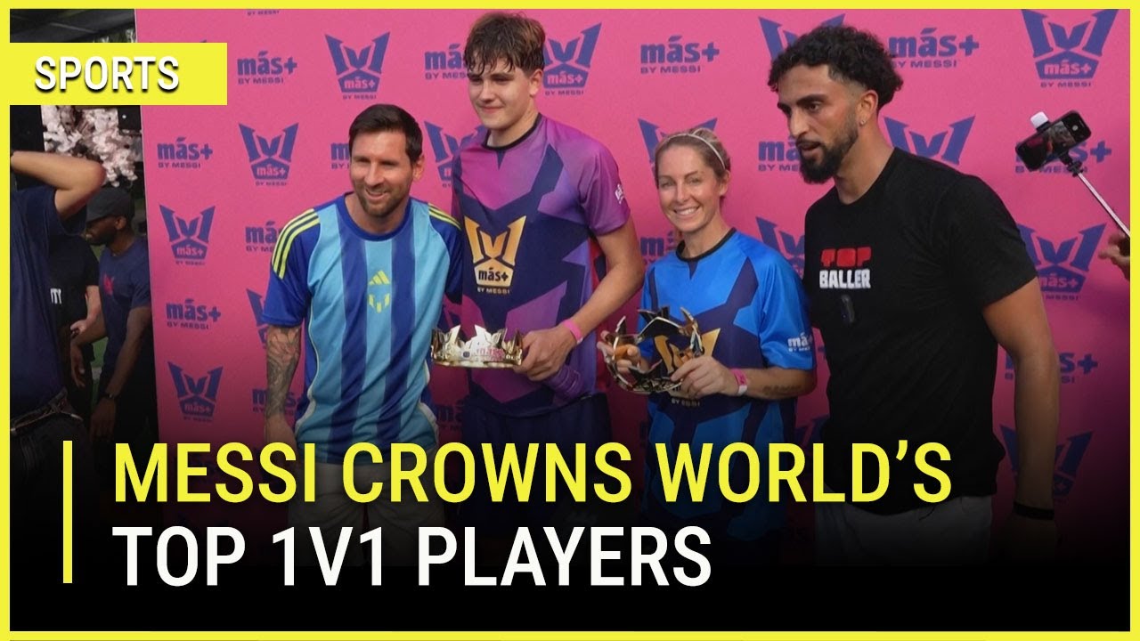 Lionel Messi crowns world’s best 1v1 footballers at Miami event - YouTube