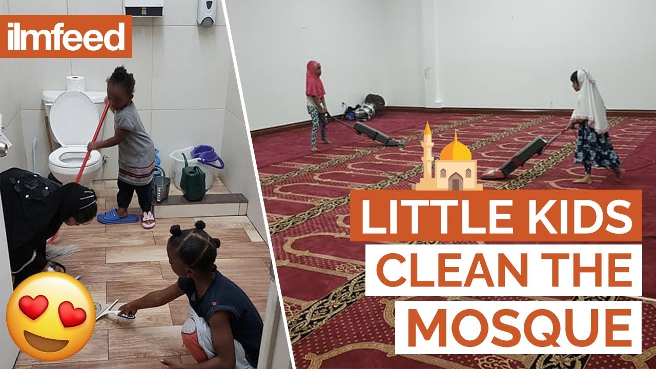 Little Kids Clean the Mosque - YouTube