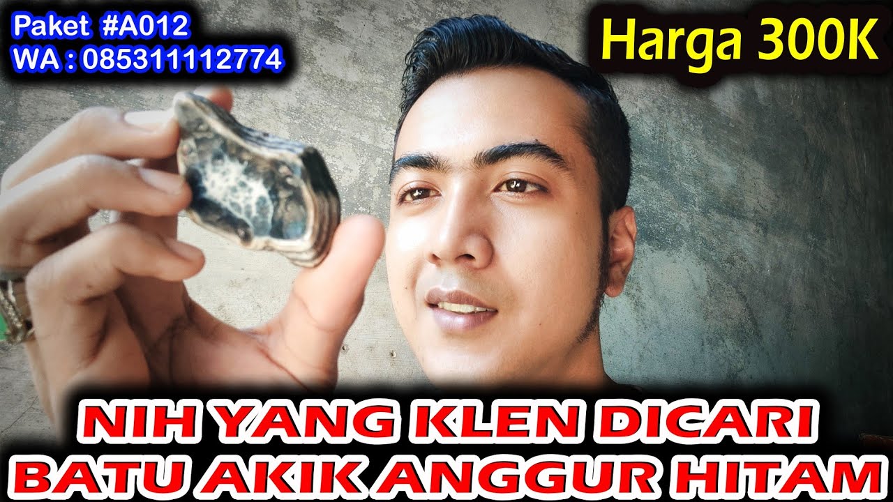 BLACK AGATES | Batu Akik Anggur Hitam Sebanyak Ini Harga LOW Emang ...