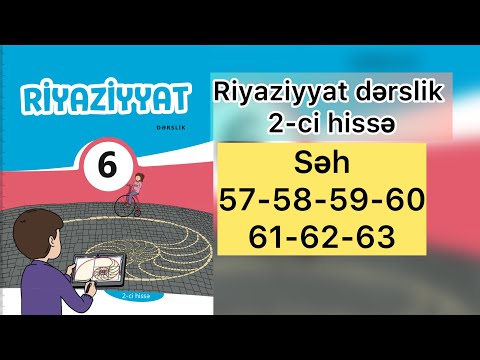 6-cı sinif Riyaziyyat dərslik səh 57,58,59,60,61,62,63 (üçbucaqların konkuriyentliyi)