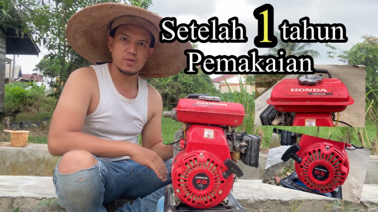 Alkon Pompa Air Mini Honda Murah Tapi Bukan Kaleng Kaleng - YouTube