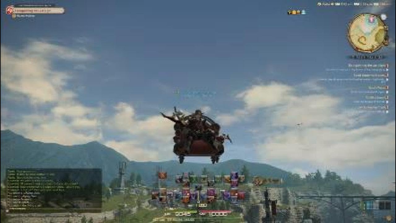 Final Fantasy XIV - Flying Chair Mount - YouTube