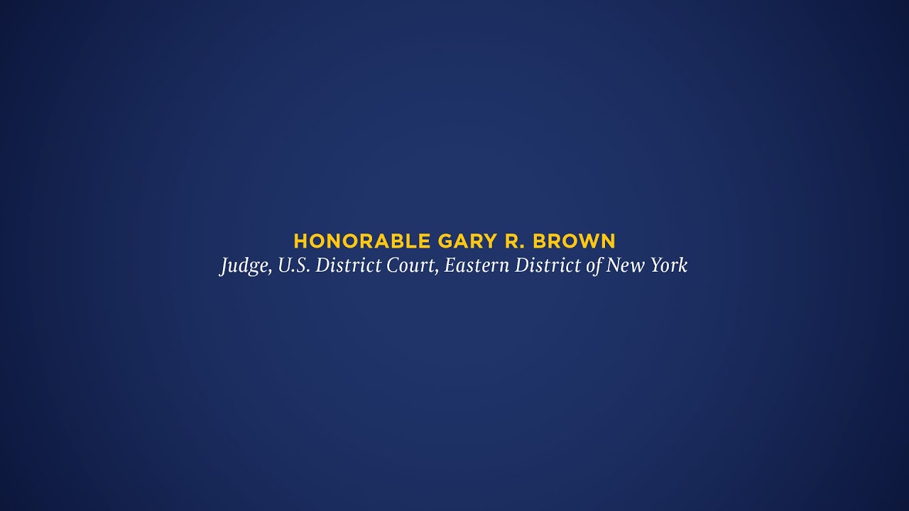 Commencement 2023 - Commencement Speaker Honorable Gary R. Brown - YouTube