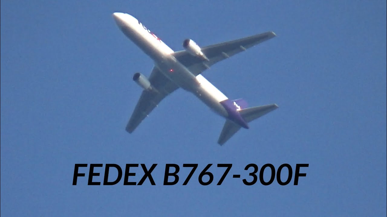 FedEx Express Boeing 767-300F (N272FE) approaching BDL/KBDL (Bradley ...