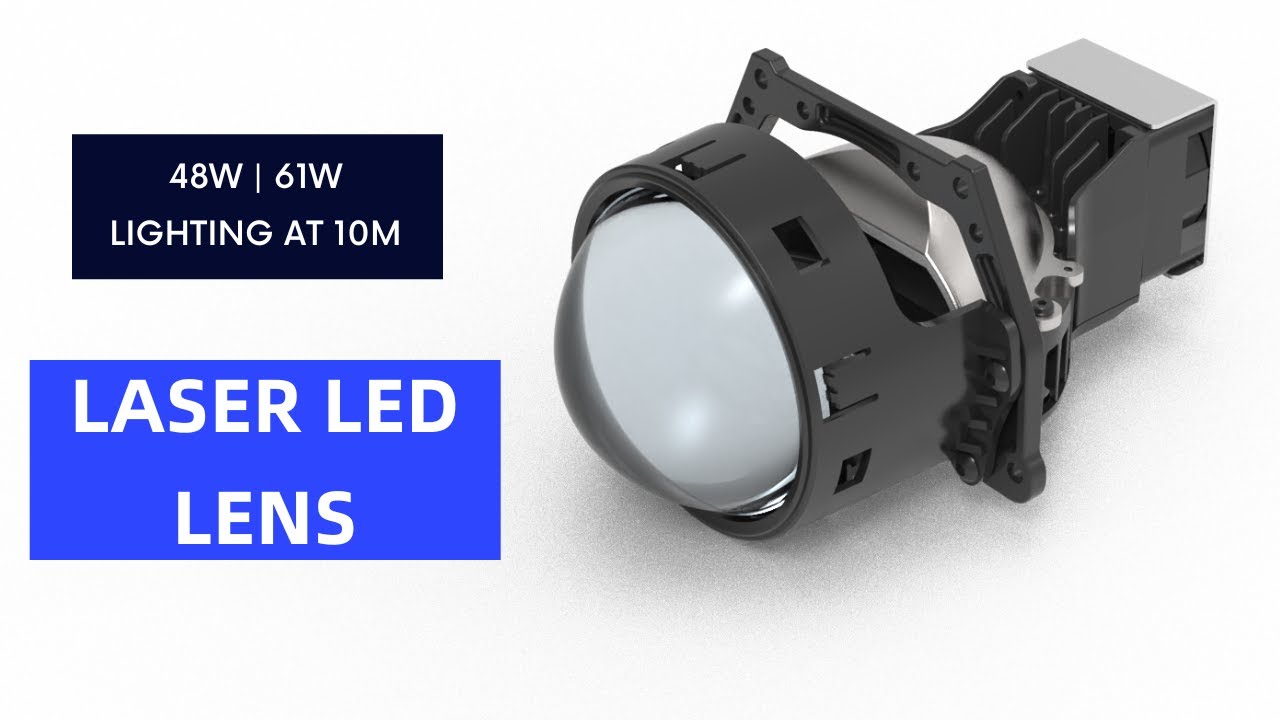 NVEL X10 low beam 48w High beam 61w LED Laser Projector Lens | Lighting ...