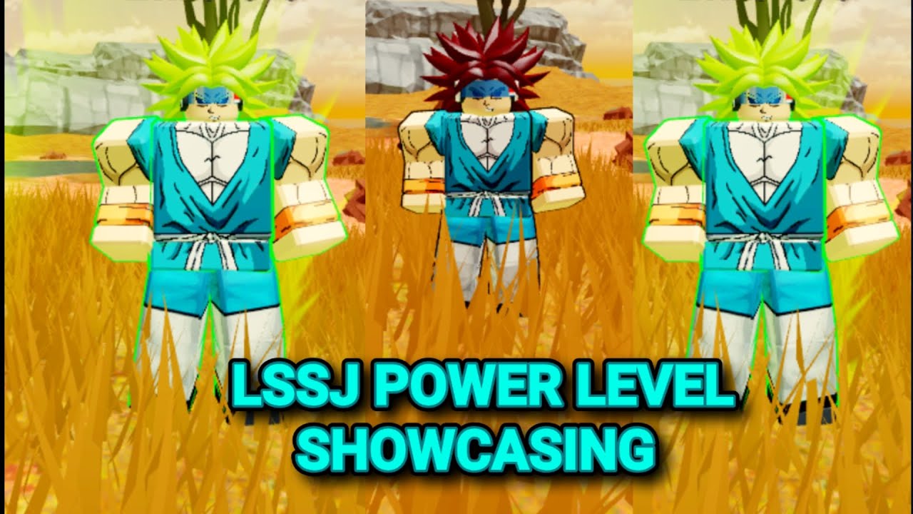 The Power Level Of LSSJ Showcasing In Dragon Ball Evolution Roblox Much ...