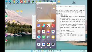 Redmi Note 12 Tapas Dual Imei Repair Hyperos Bootloader Lock Nv Data ...