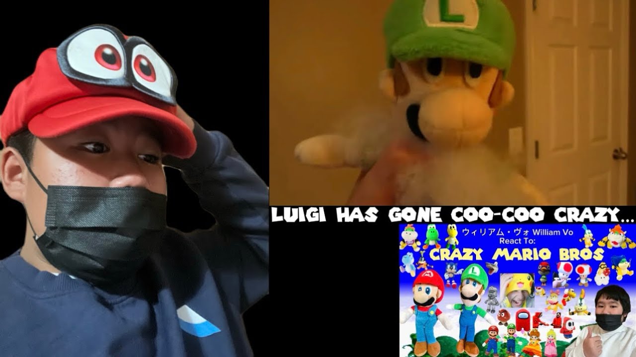 Crazy Mario Bros: Luigi's Apple Vision Pro! REACTION | LUIGI HAS GONE ...