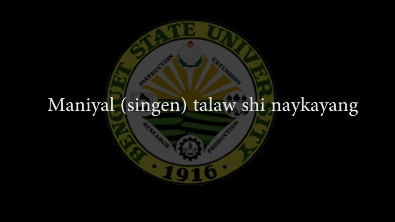 Benguet State University (BSU) Hymn - Ibaloi Translation | Lyrics - YouTube