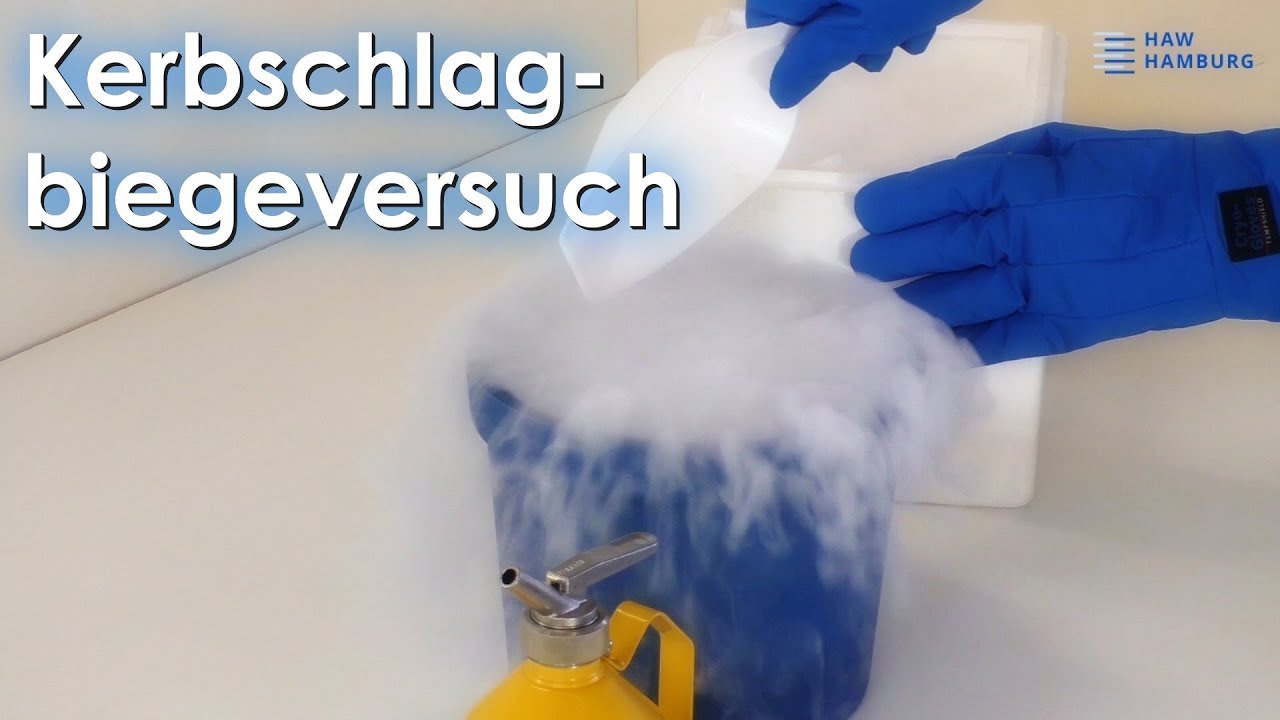 Der Kerbschlagbiegeversuch | HAW HAMBURG - YouTube
