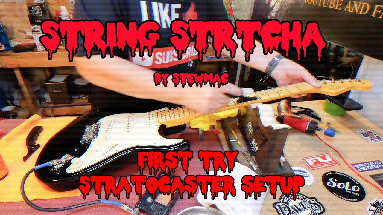 StewMac String Stretcha on Strat Setup EP 435 - YouTube