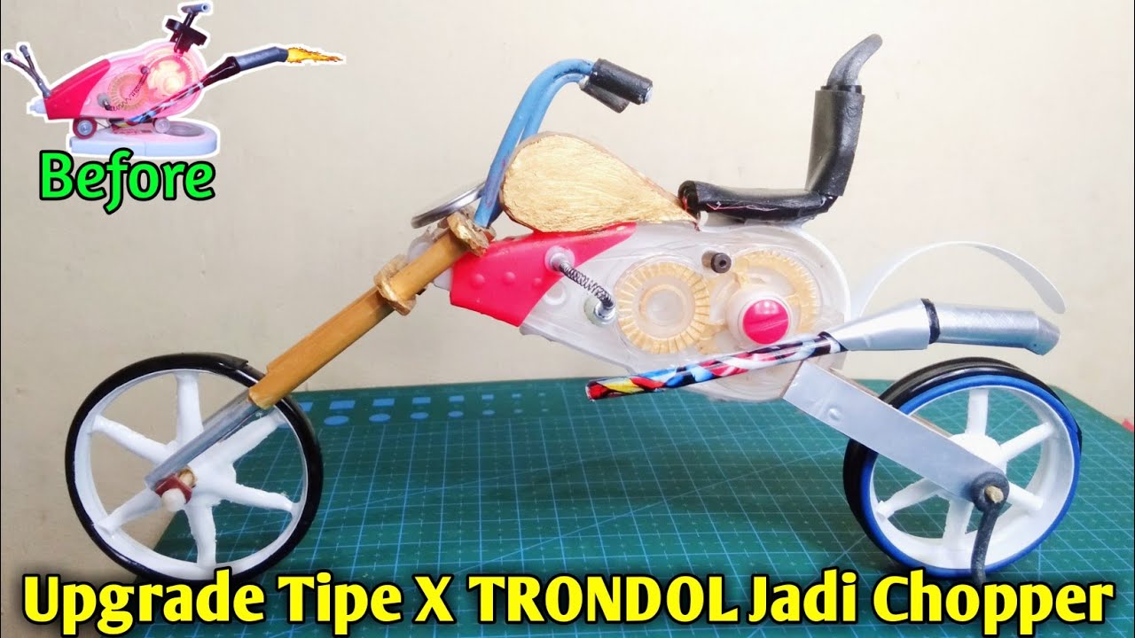 TUTORIAL MODIF TIPE X TRONDOL JADI CHOPPER - YouTube