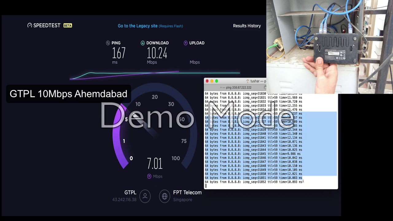 GTPL Broadband 10Mbps Ahmedabad - YouTube