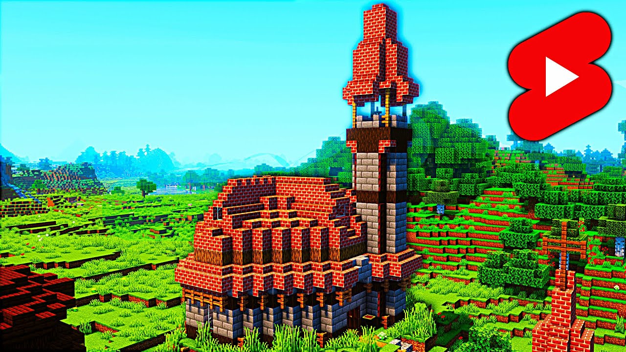 Rural Village in Minecraft #Shorts - YouTube